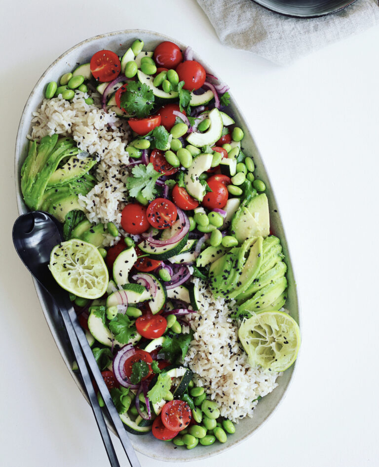 Asiatisk one pot med græskar og brune ris - V FOR VEGETARISK